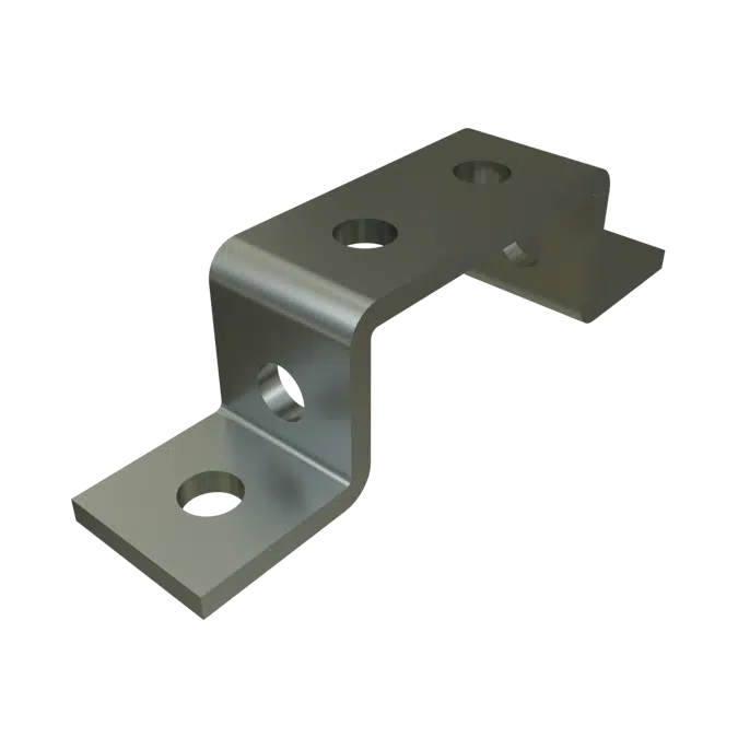 BIM objects - Free download! P1043A - 6 Hole U Shape Fitting Use with ...