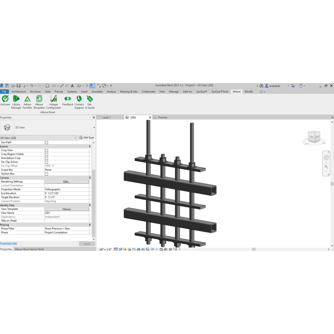 BIM objects - Free download! Atkore Fiberglass Intermediate Hanger ...