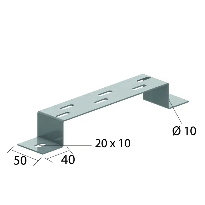 BIM objects - Free download! Floor and wall bracket - I6VMB | BIMobject