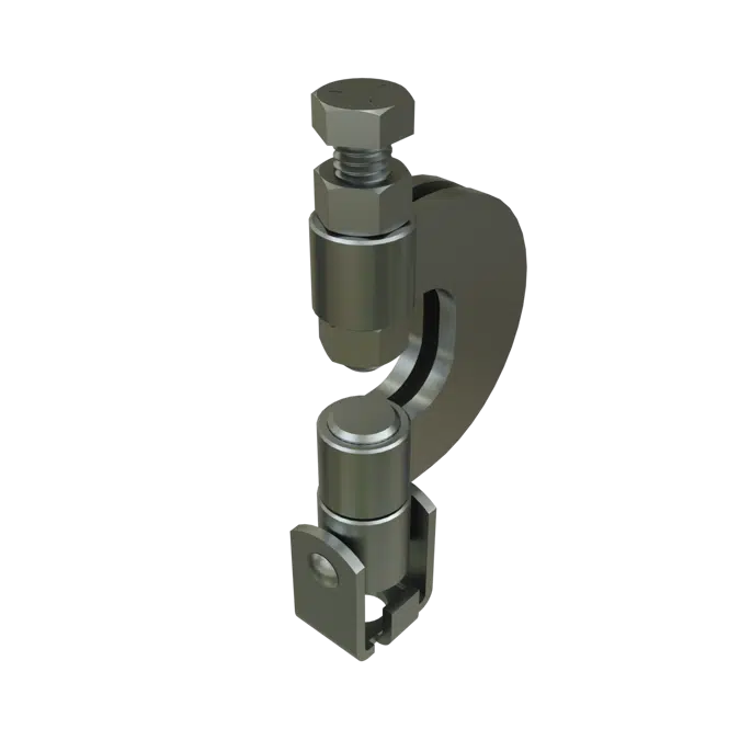 BIM objects - Free download! P2897 - Beam Clamp | BIMobject