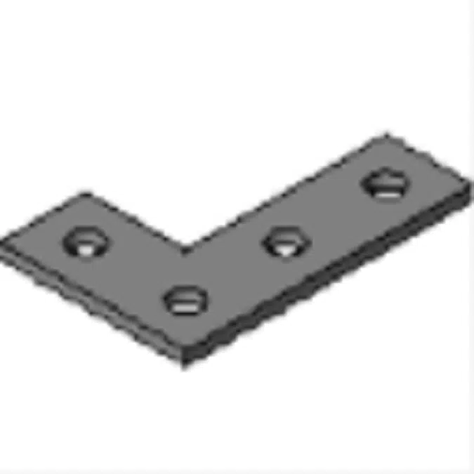 Objetos BIM - ¡Descarga gratis! 4 Hole, Flat Plate Fitting – General ...