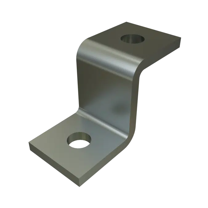 BIM objects - Free download! P1347 - 2 Hole Z Shape Fitting | BIMobject