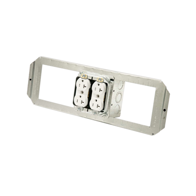 BIM 对象 - 免费下载！ Atkore - ACS/Uni-Fab - Double 20A TR Duplex Receptacles ...