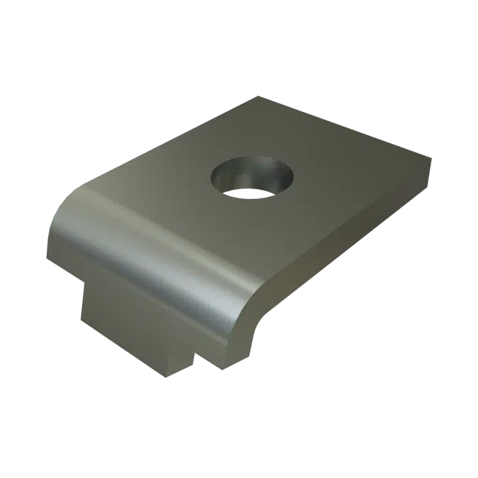 BIM objects - Free download! P1386 - Beam Clamp | BIMobject