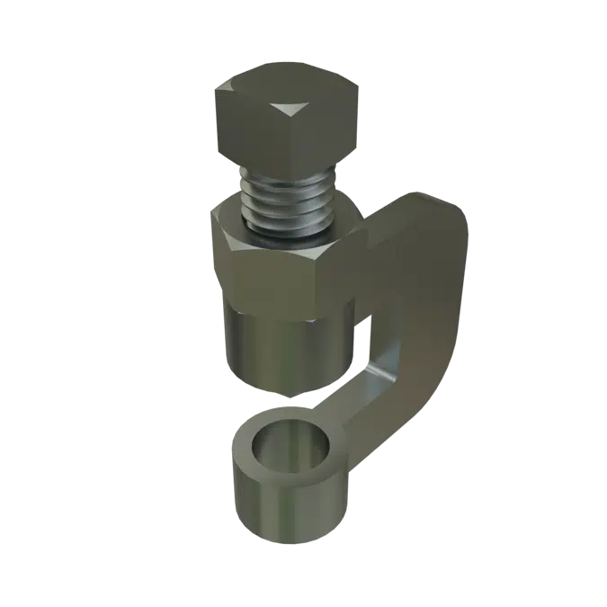 BIM objects - Free download! P2896 - Beam Clamp for 3/8" Rod | BIMobject