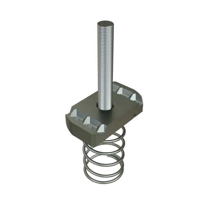 BIM objects - Free download! P2378 thru P2382 - Channel Stud Nuts ...