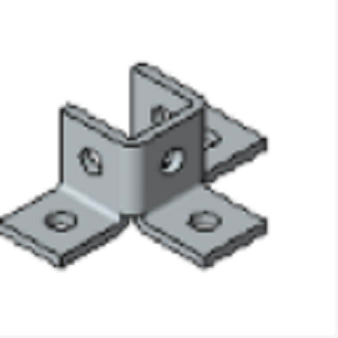 BIM objects - Free download! 6 Hole, Wing Shaped Fitting – General ...