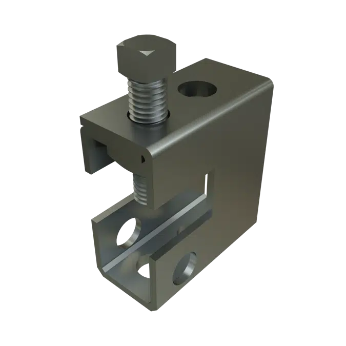 BIM objects - Free download! P2676 - Beam Clamp | BIMobject