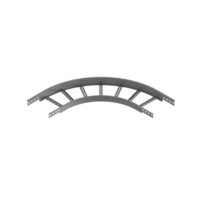 BIM objects - Free download! Horizontal bend for KLM100 - KLM100B ...