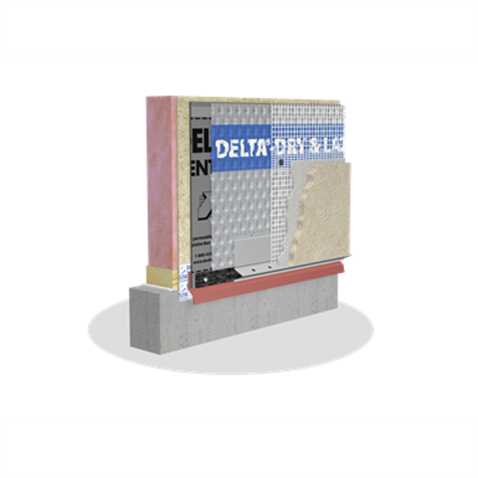 BIM objects - Free download! DELTA®-DRY & LATH Ventilated rainscreen ...