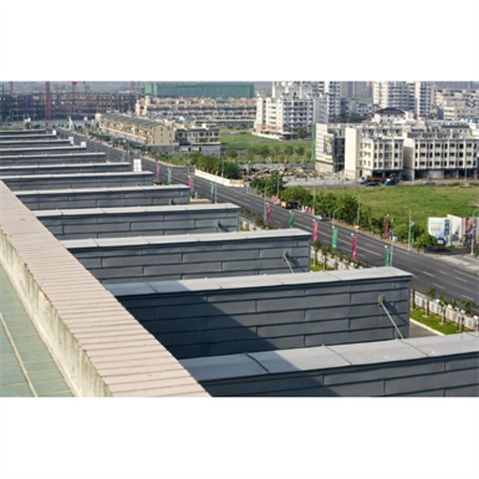 BIM objects - Free download! ZINC cladding - VMZINC Overlapping panel ...