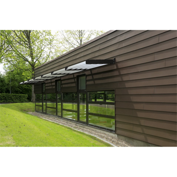 BIM objects - Free download! ZINC cladding - VMZINC Overlapping panel ...