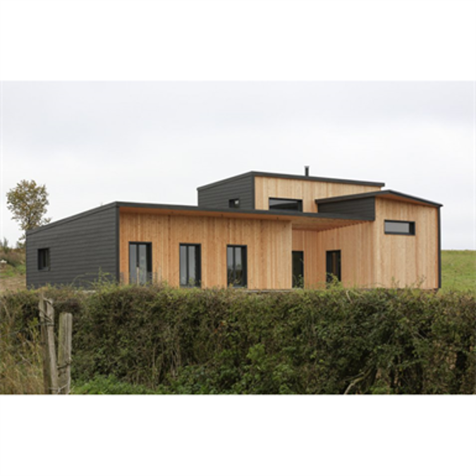 BIM objects - Free download! ZINC cladding - VMZINC Overlapping panel ...