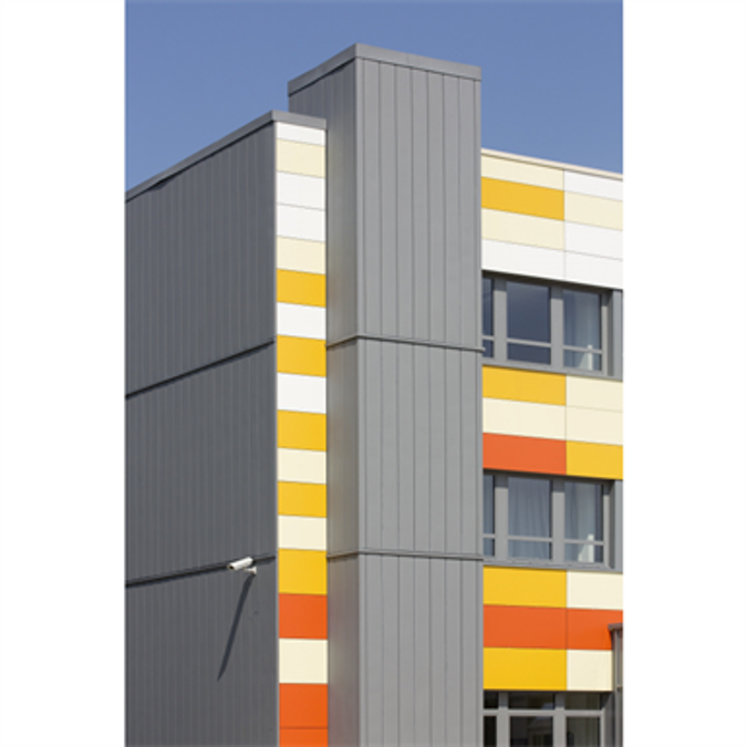 BIM objects - Free download! ZINC cladding - VMZINC Interlocking panel ...