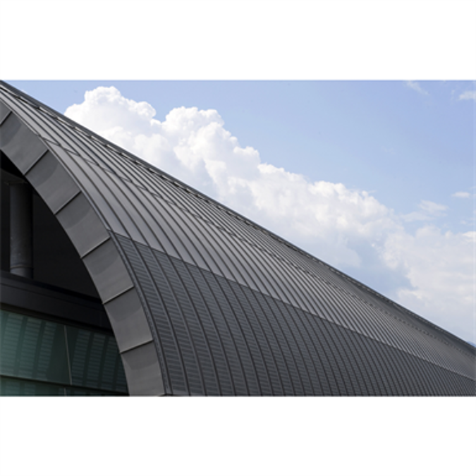 BIM objects - Free download! ZINC roofing - Compact standing seam roof ...