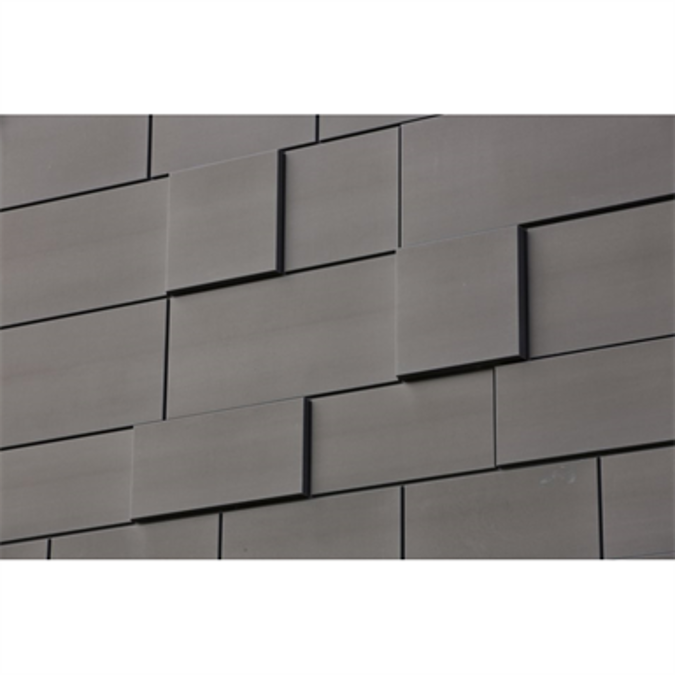 BIM objects - Free download! ZINC cladding - MOZAIK | BIMobject