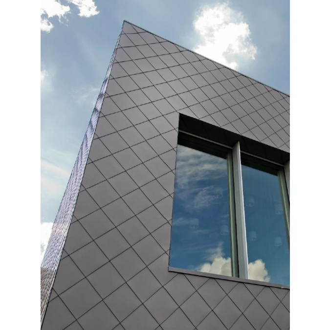 BIM objects - Free download! VMZINC-Square Shingle-420x420-Aligned ...