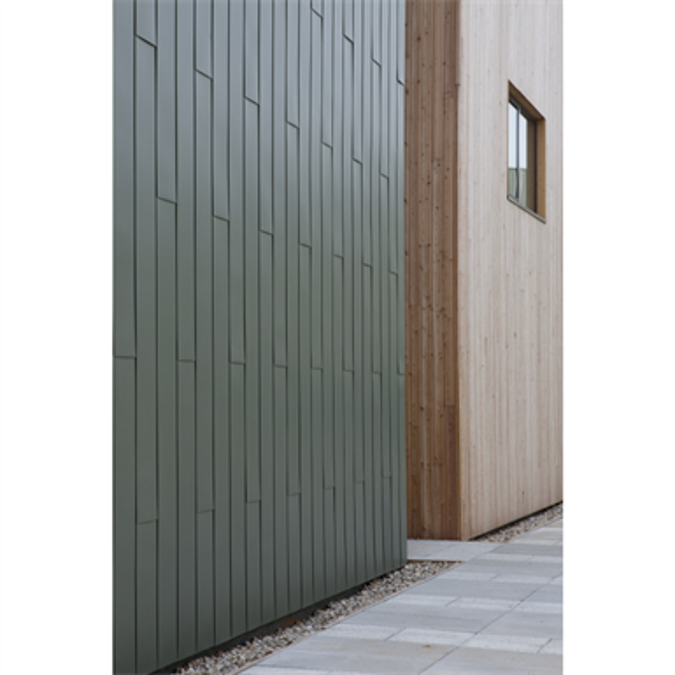 BIM objects - Free download! ZINC cladding - VMZINC Flat lock | BIMobject
