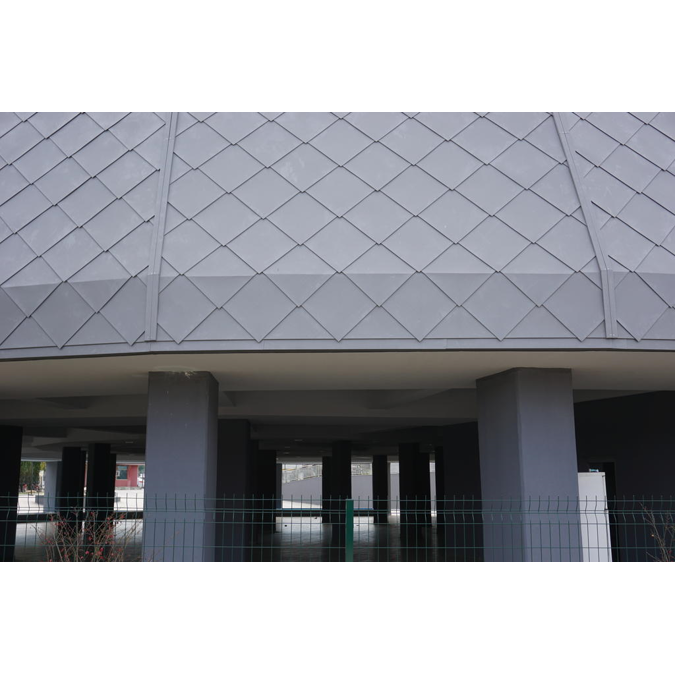 BIM objects - Free download! VMZINC-Square Shingle-400x400-Non aligned ...