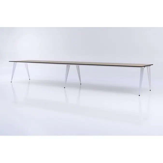 BIM objects - Free download! Attach Table H90 580x120 | BIMobject