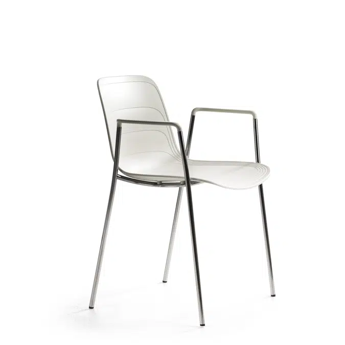 BIM objects - Free download! Grade Armchair 4 legs | BIMobject