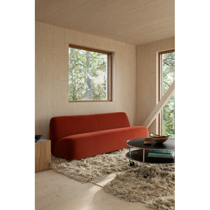 BIM objects - Free download! Aperi Sofa 3-seat | BIMobject