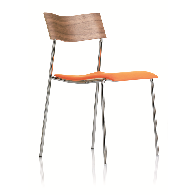 BIM objects - Free download! Campus Chair 4 legs | BIMobject
