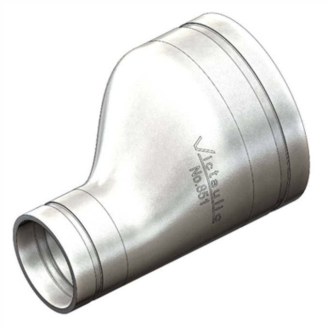 BIM objects - Free download! Vic Reducer Concentric No. 851C | BIMobject