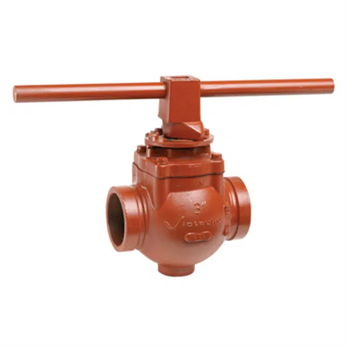 BIM objects - Free download! Vic Plug Valve Series 365 W/ Manual Handle ...