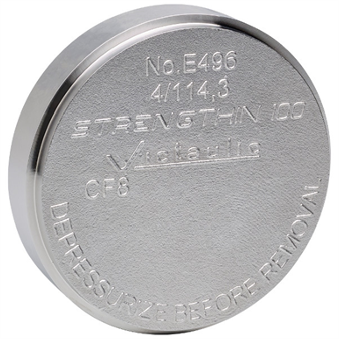 BIM objects - Free download! Victaulic Strengthin 100 Vic E496 Cap ...