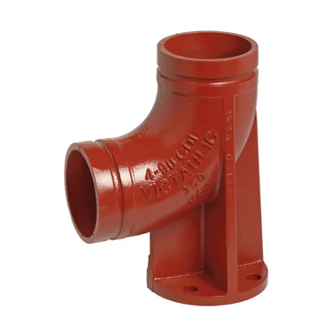 BIM objects - Free download! Vic 90 Deg. Lr Base Elbow #100-Cb | BIMobject