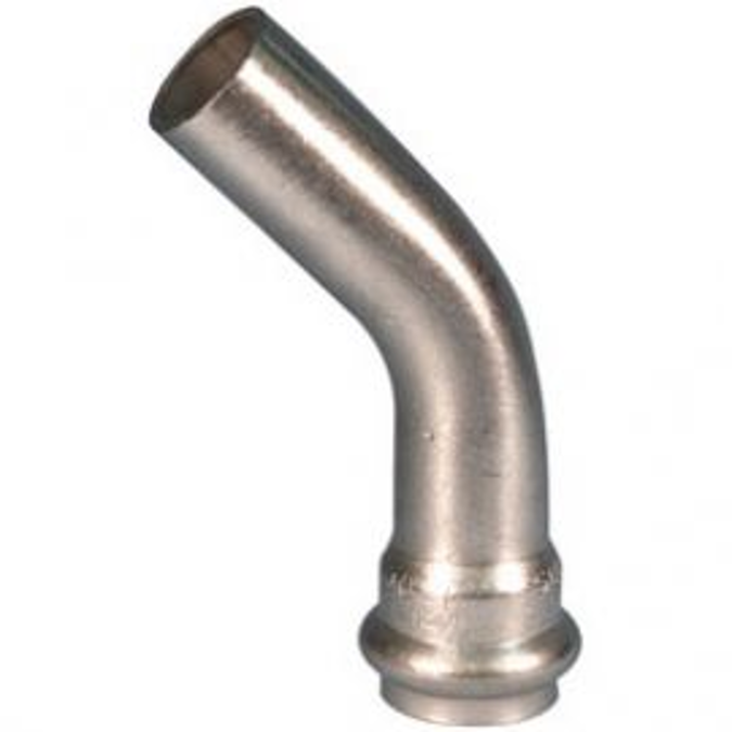 BIM objects - Free download! Vic-Press® 45° Street Elbow for Type 304 ...