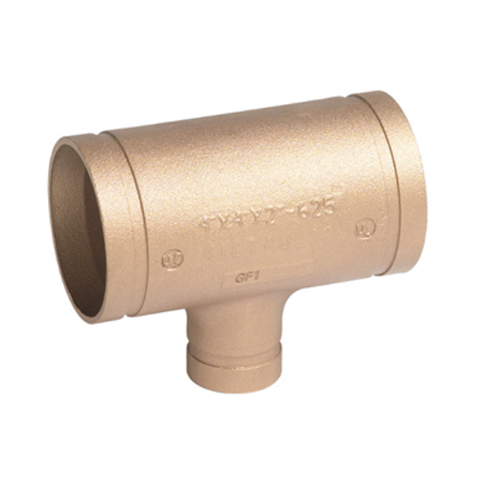 BIM objects - Free download! Vic En Reducing Tee No. 625 | BIMobject