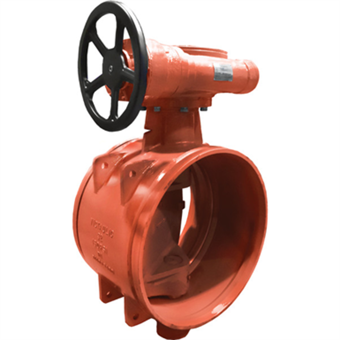 BIM objects - Free download! Vic Ags Butterfly Valve Series W709 W/ Go ...