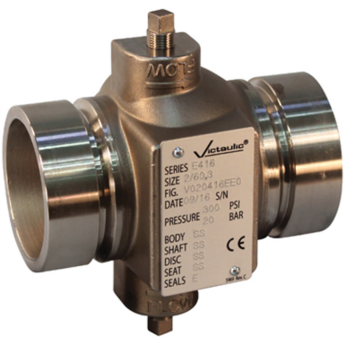 BIM-objekter – gratis download! Vic Series E416 Stainless Steel Check ...