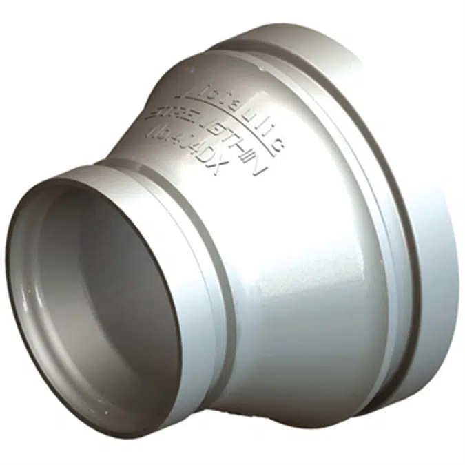 BIM objects - Free download! Vic Concentric Reducer No. 404Dx | BIMobject