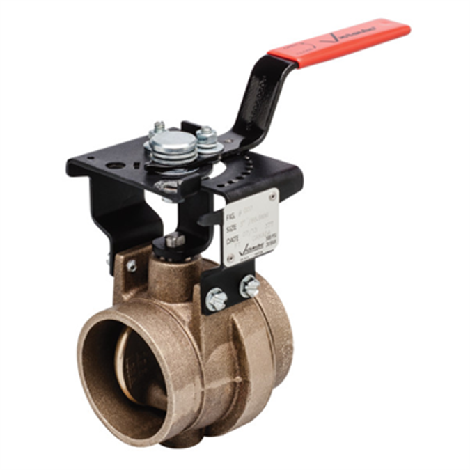BIM objects - Free download! Vic Copper Connection Butterfly Valve ...