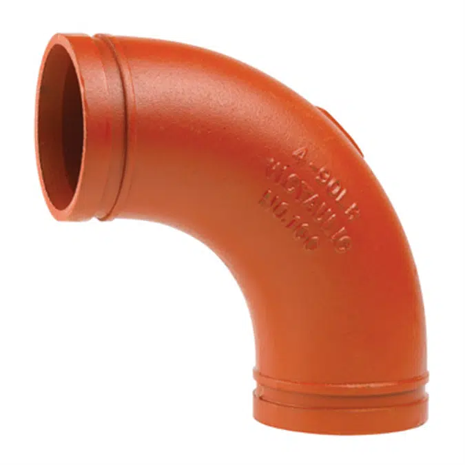 BIM objects - Free download! Vic 90 Deg. Lr Elbow #100-3D | BIMobject