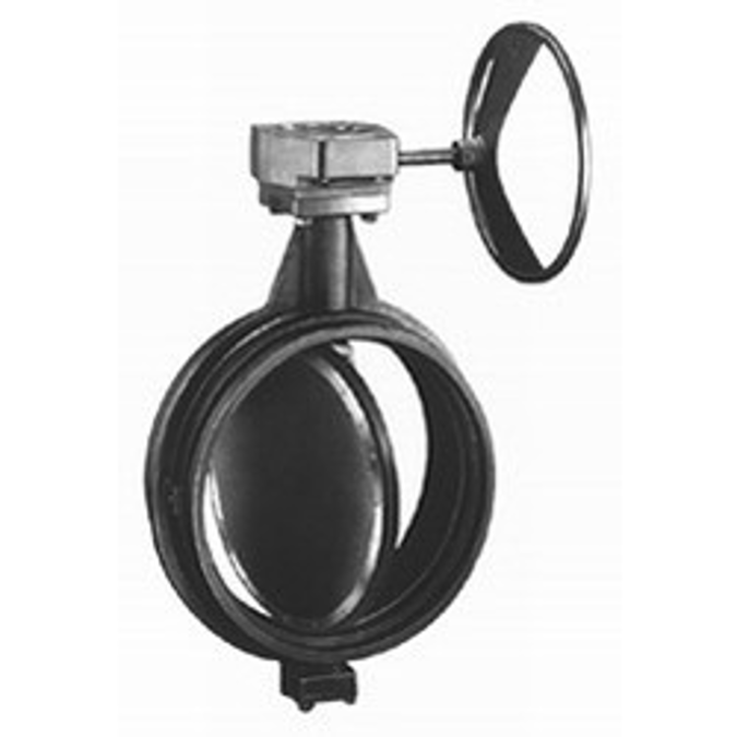 BIM objects - Free download! Vic-300 AGS Butterfly Valves, 300 psi ...