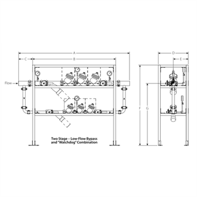BIM objects - Free download! Vic Prv Station Two Stage W/ Low-Flow ...