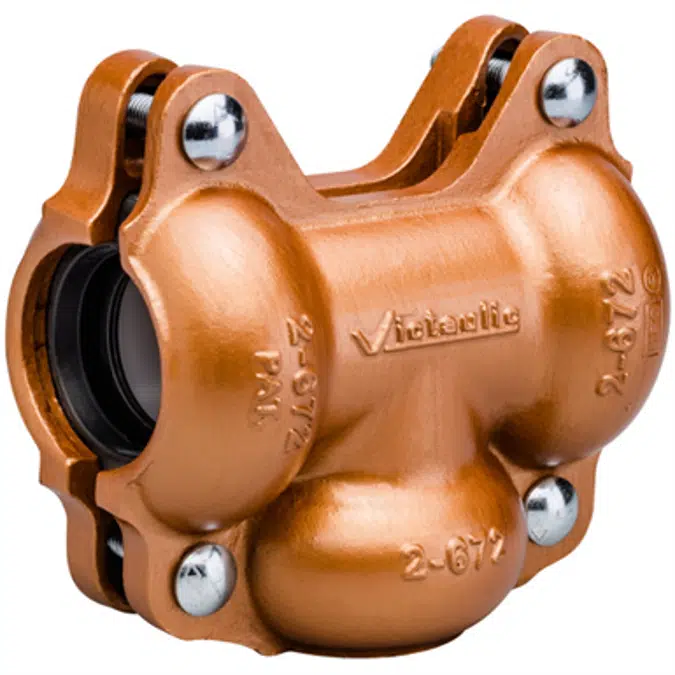 BIM objects - Free download! Vic Ready Tee For Grooved Copper Tube No ...