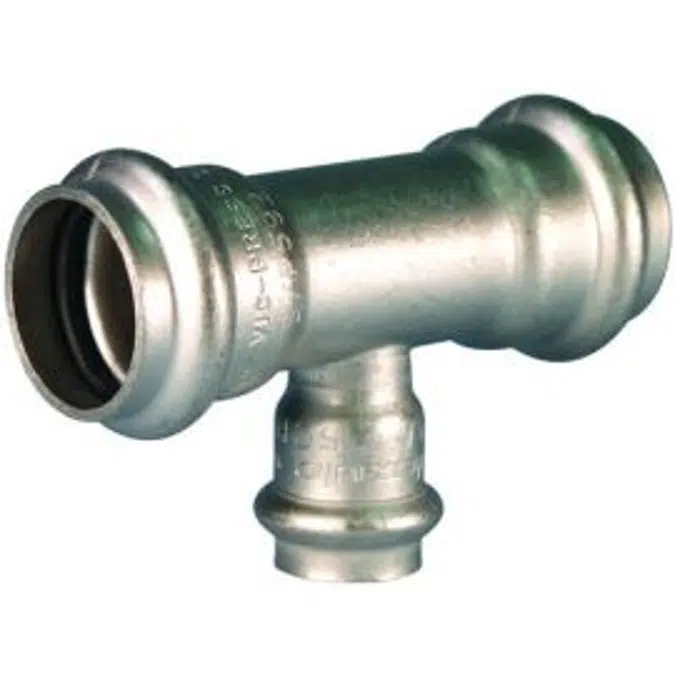 BIM objects - Free download! Vic-Press® Tee with Reducing Branch for ...