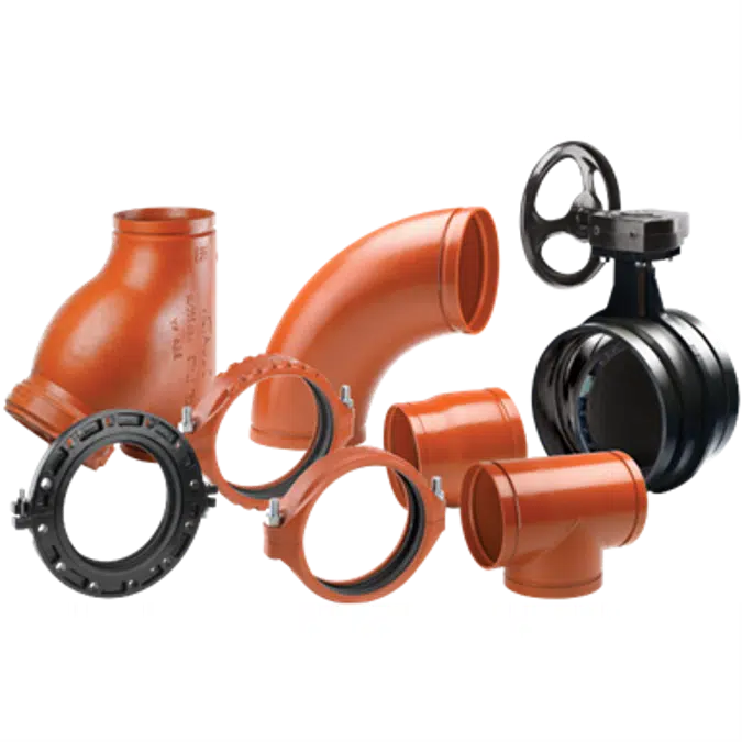 BIM objects - Free download! Vic Coupling Style W77 Flex Ags | BIMobject