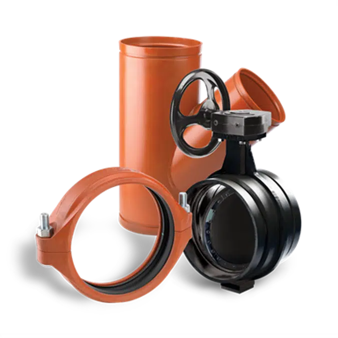 BIM objects - Free download! Vic Coupling Style W77 Flex Ags | BIMobject