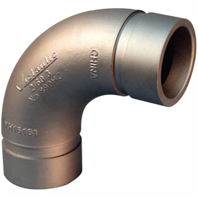 Objetos Bim - Download gratuito Vic 90 Deg. Lr Elbow No. 890C | BIMobject
