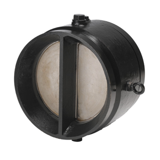 BIM 对象 - 免费下载！ Vic Dual Disc Check Valve Series W715 Ags | BIMobject