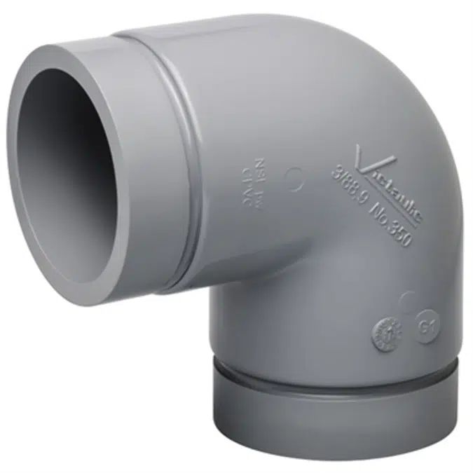 BIM objects - Free download! Vic 90 Deg. Cpvc Elbow #350 | BIMobject