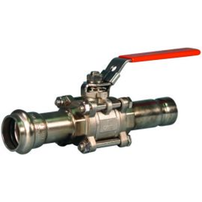 BIM objects - Free download! Vic-Press® Ball Valve (Groove x Press) for ...