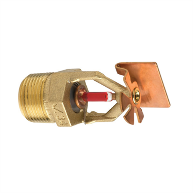 BIM objects - Free download! Vic Sprinkler, V3409, K8.0, Horizontal Sidewall, Standard Response ...