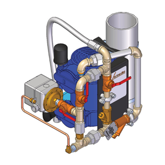 BIM objects - Free download! Vic Compressor Series 7C7 3/4 Hp | BIMobject